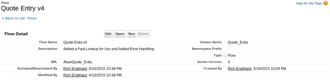 Add a New Quote Button – Learning Flow 1.E | Developing Flow